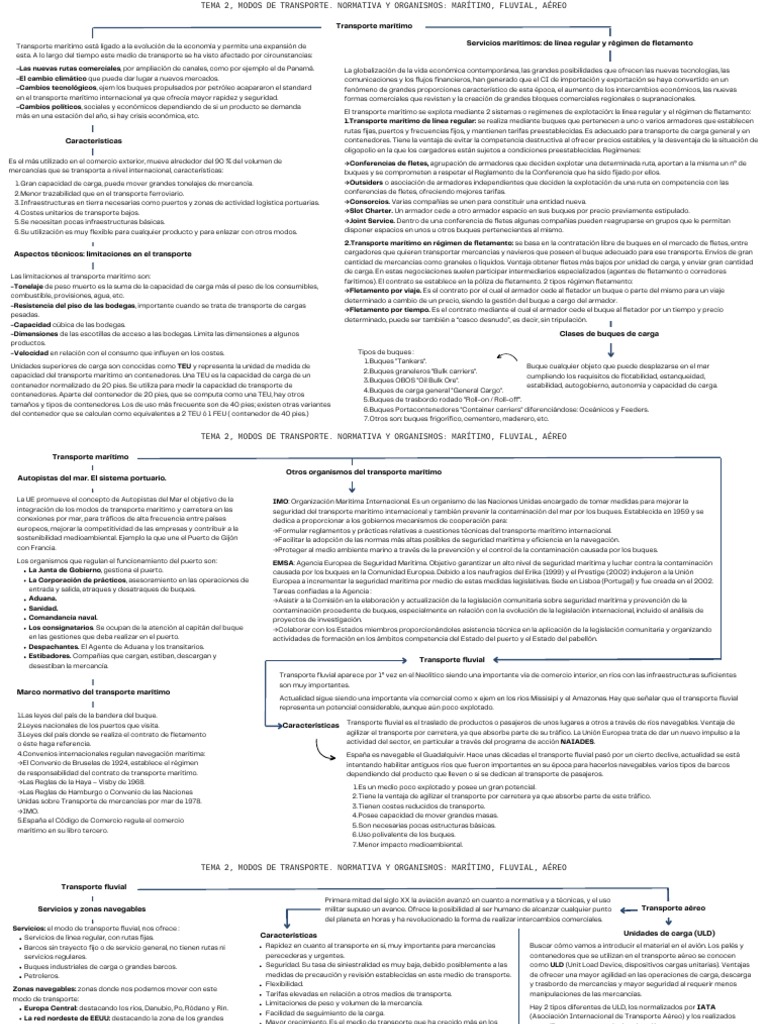 Tema 2 Tim Esquema | Download Free PDF | Aeropuerto | Transporte