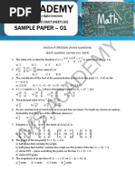 Btech-1-Sem 1 Sample Paper | PDF | System Of Linear Equations | Mathematics