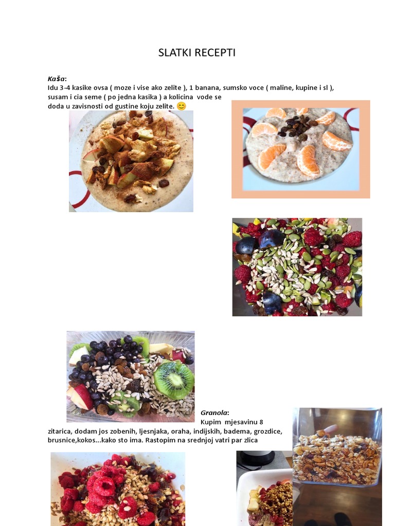 Slatki Recepti | PDF