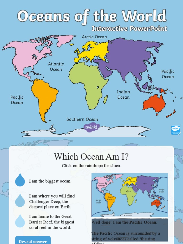 QUIZ Oceans of The World Interactive Powerpoint - Ver - 1 | PDF ...