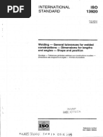 Din en Iso 13920-1996 | PDF | Engineering Tolerance | Metrology