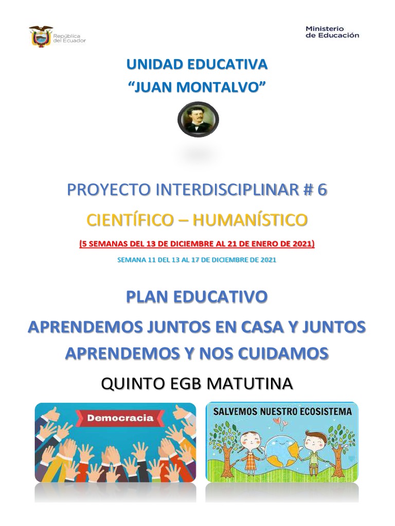 PROYECTO 6 SEMANA 11 DEL 13 Al 17 Dic de 21 | PDF | Verbo | Plural