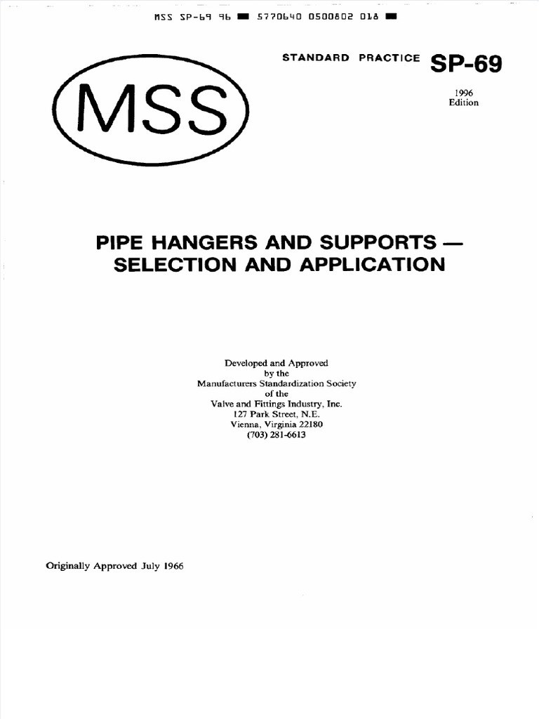 MSS-SP 69 93 Support Selection | PDF