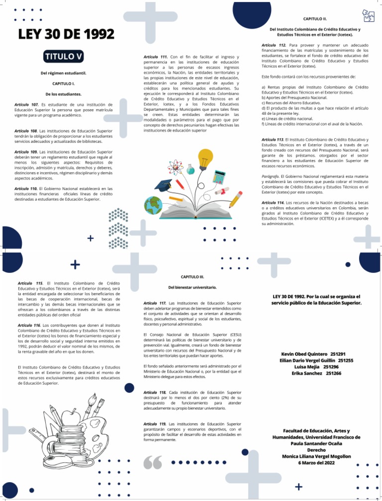 Folleto Ley 30 de 1992 | PDF