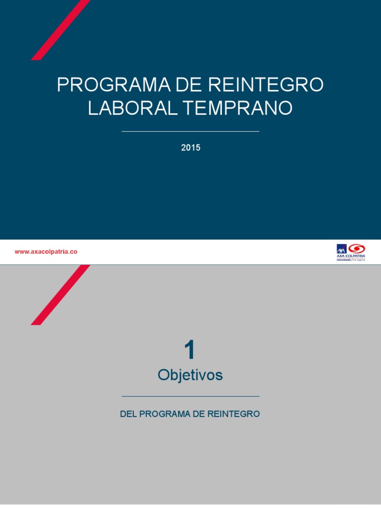 Reintegro Laboral y Adaptación | PDF