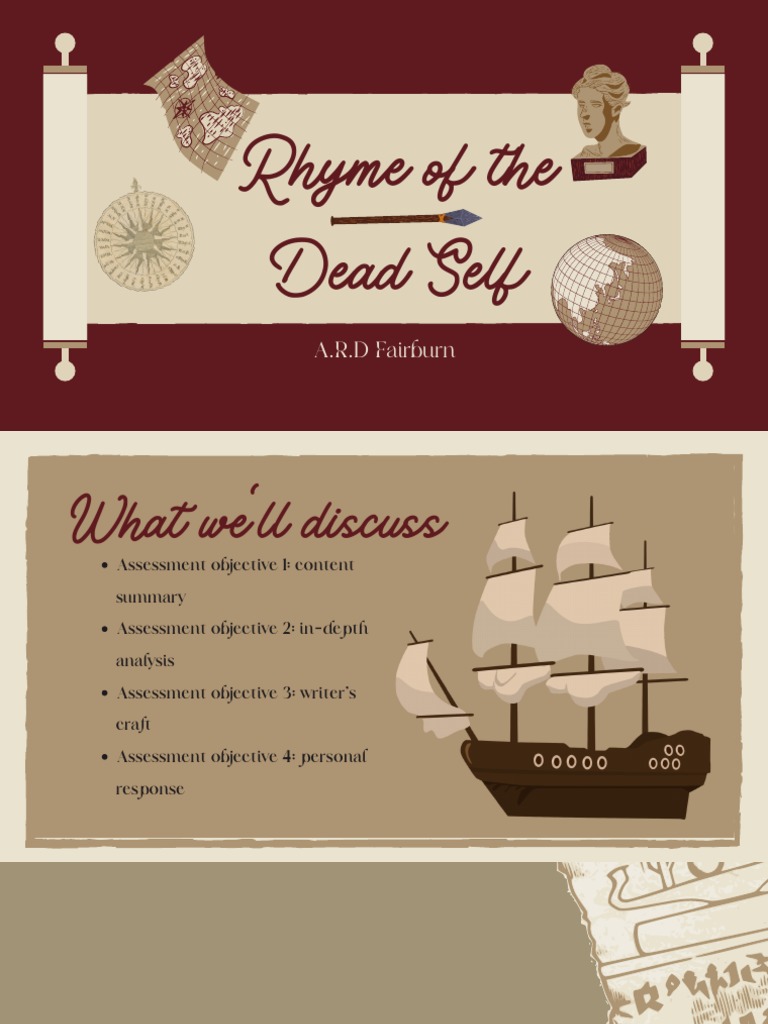 Rhyme of The Dead Self | Download Free PDF | Poetry