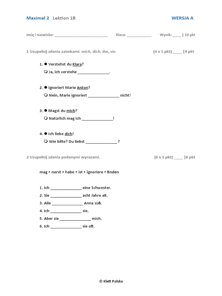 Maximal 2 Lektion 1B | PDF