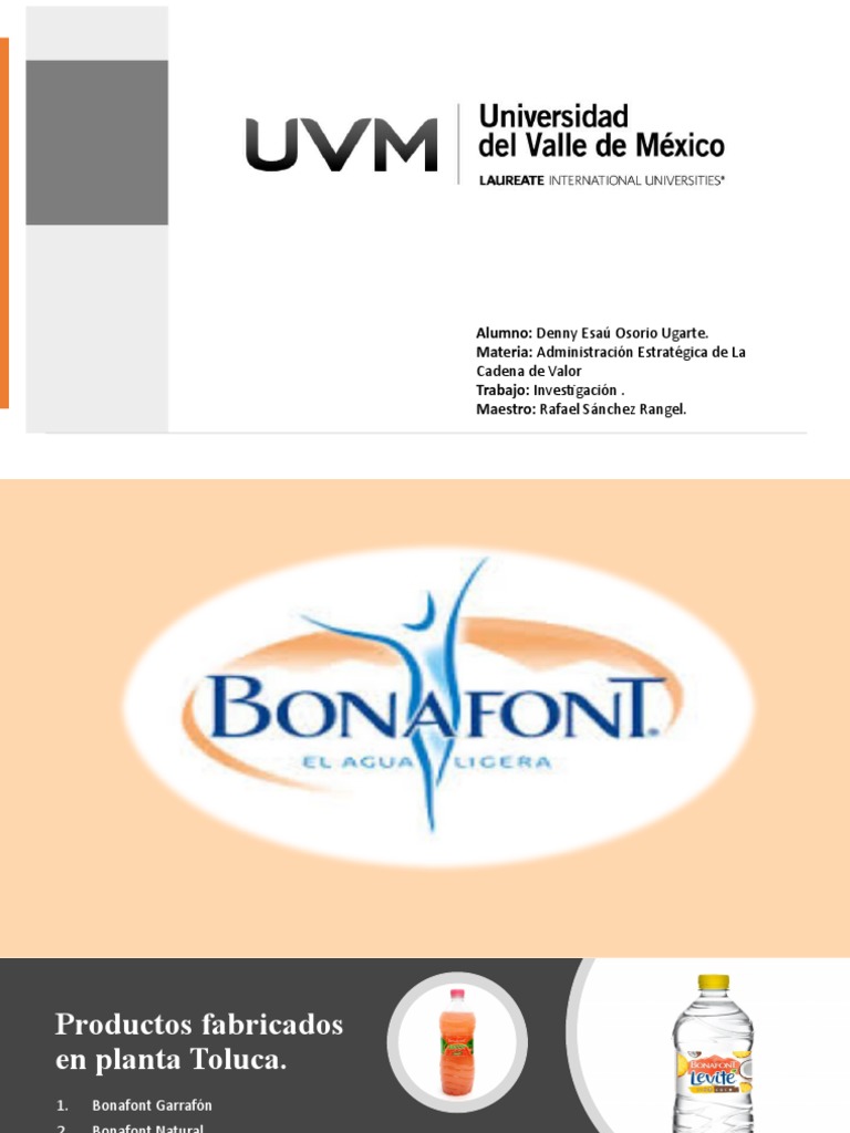 Distribución Bonafont 1 | PDF | Economias