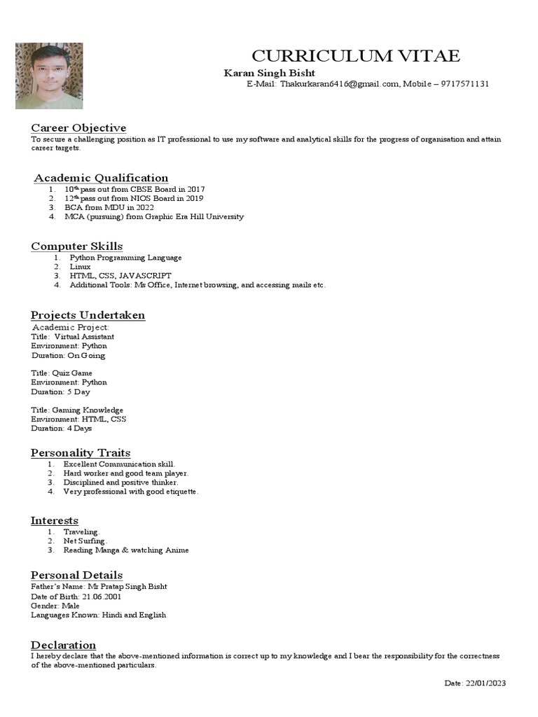 Karan Resume | PDF