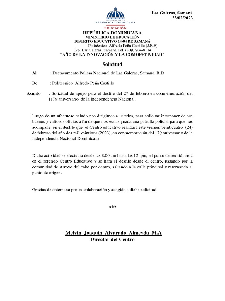 Solicitud 911 y Policia 2023 | PDF | Cumplimiento de la ley | Crimen y ...