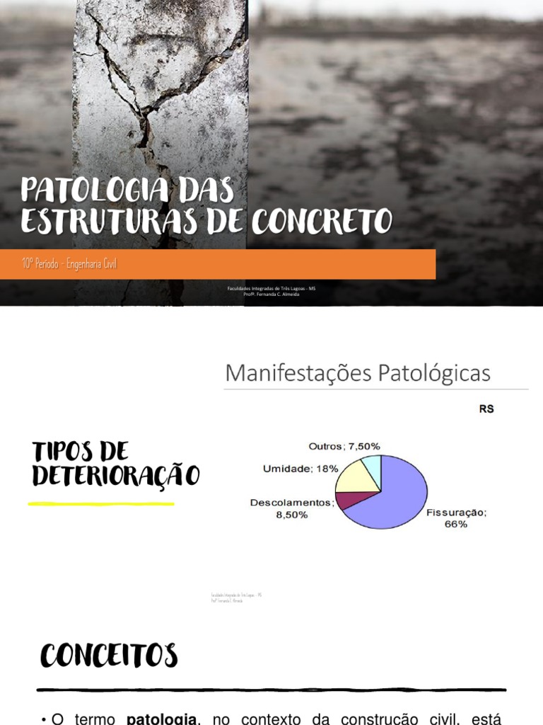 Patologia Das Estruturas - Aula | PDF | Patologia | Concreto