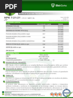 Ficha Tecnica Nitro Xtend XP K S | PDF | Fertilizante | Nutrientes