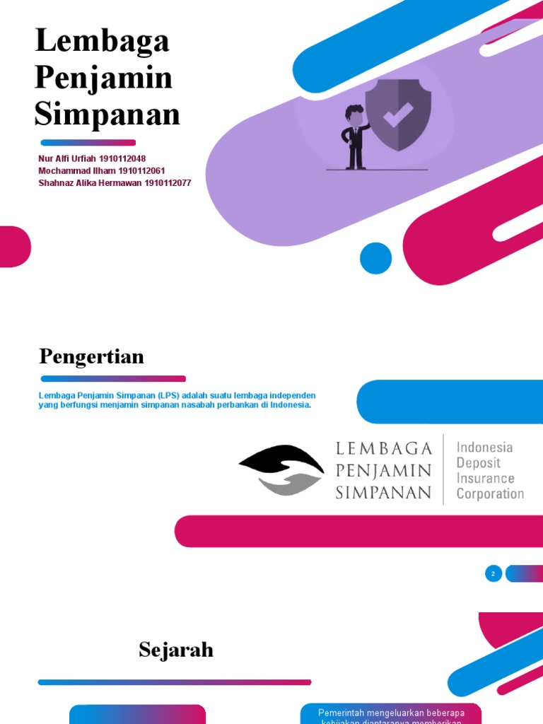 Fungsi dan Tugas Lembaga Penjamin Simpanan | PDF