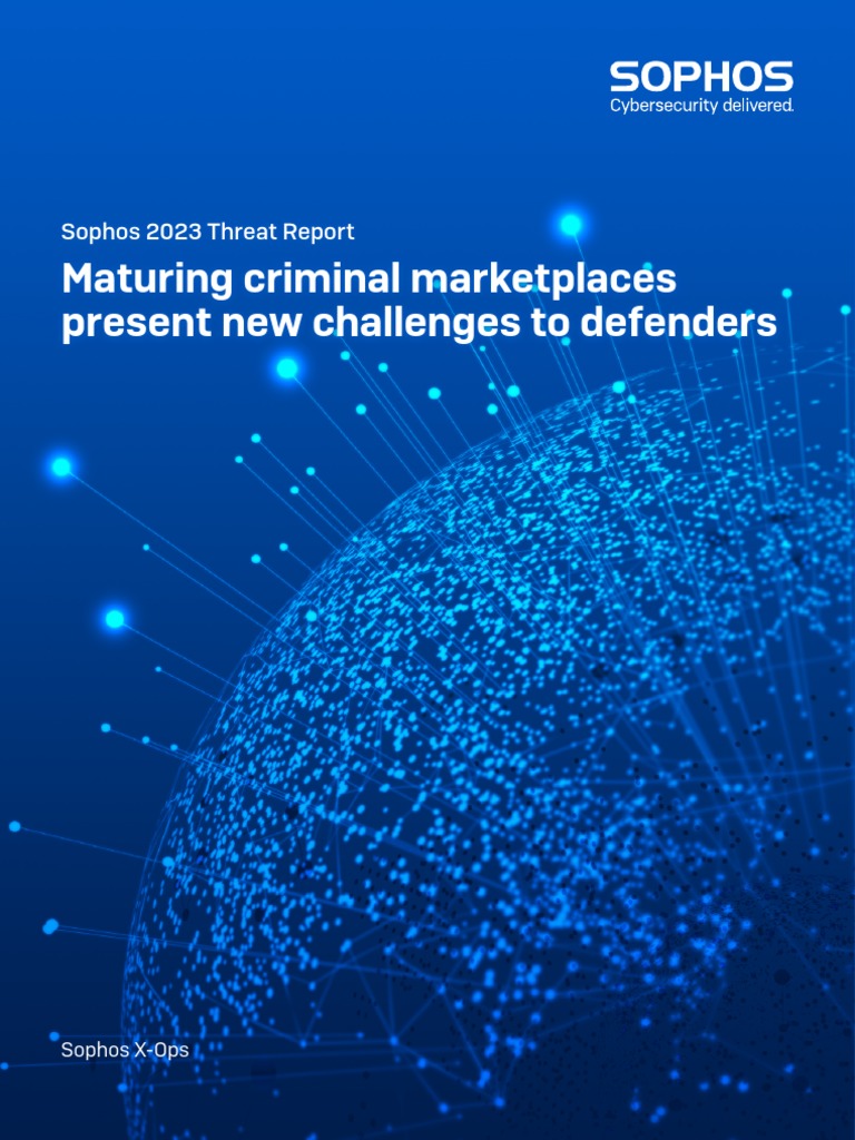 Sophos Threat Report 2023 | PDF | Ransomware | Security