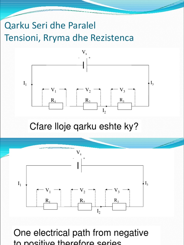 5 Ushtrime Qarku Seri e Paralel | PDF