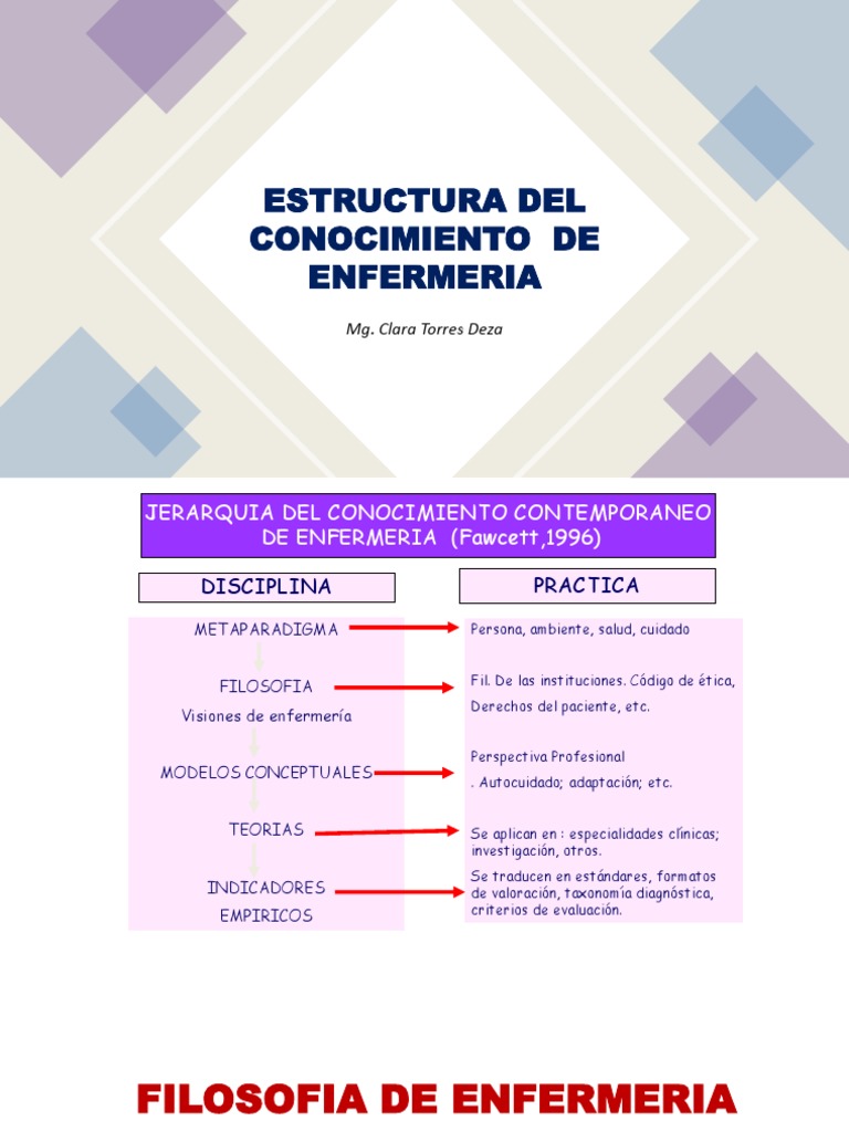 Filosofía y Visiones de Enfermería | PDF | Enfermería | Conocimiento