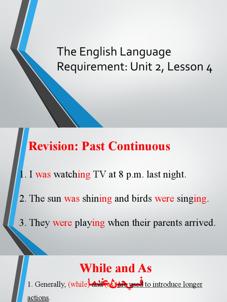 Unit 2, Lesson 4 | PDF | Grammar | Linguistics