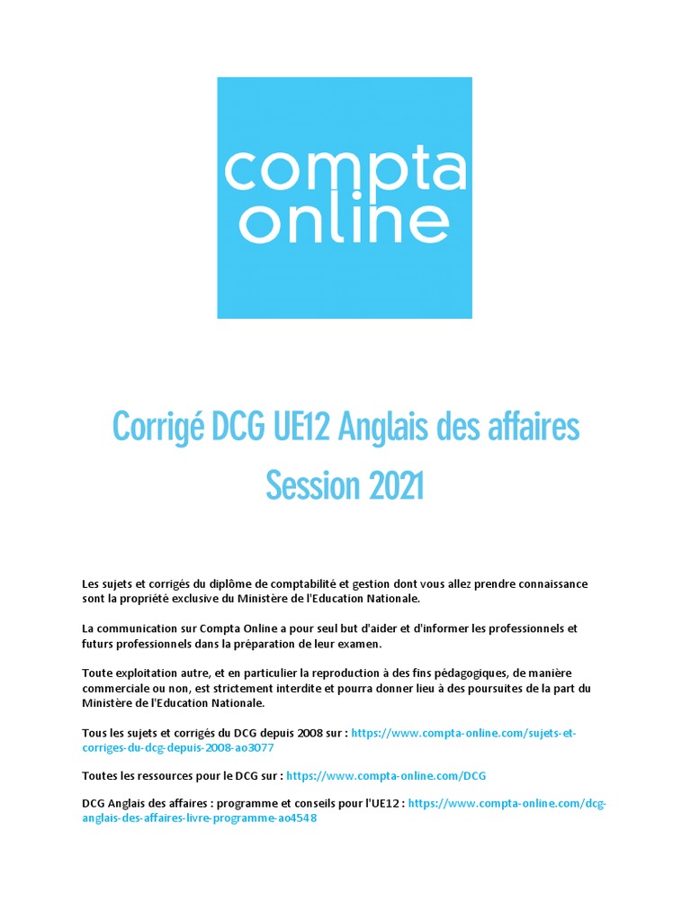 Transparence Salariale: Corrigé DCG 2021 | PDF | Salaires | Économie