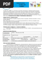 Hoja de Seguridad Limpia Pisos | PDF | Agua | Solubilidad