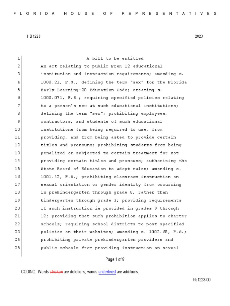Read HB 1223 | PDF | Common Law | Justice