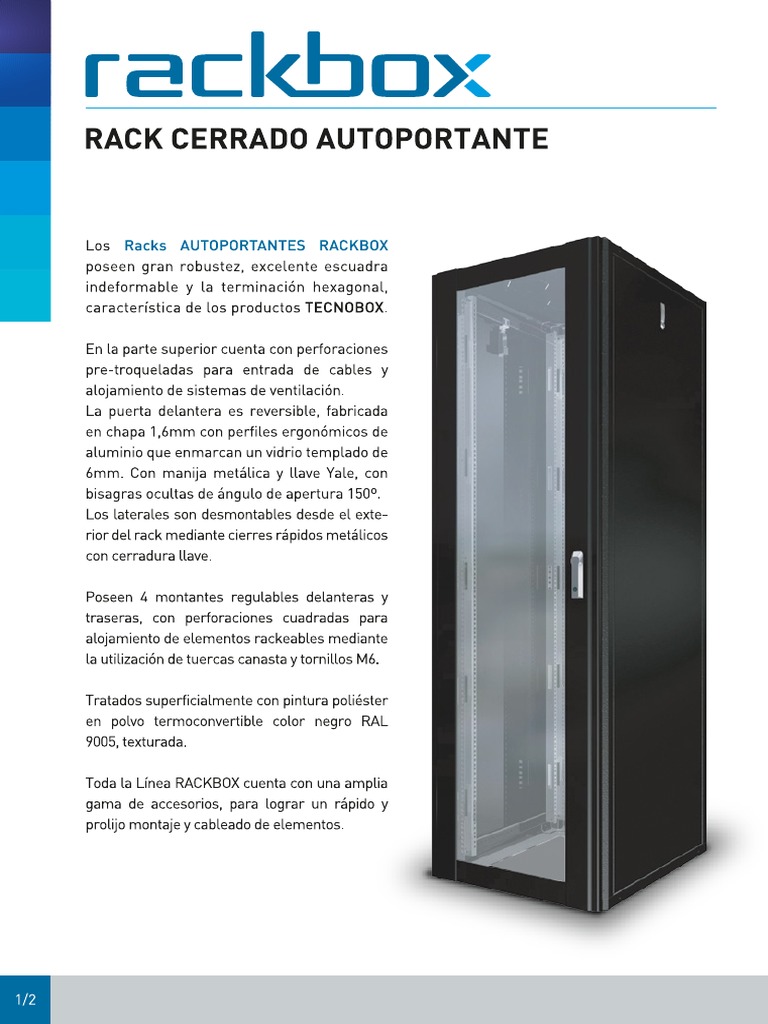 1 - Rack Cerrado Autoportante | PDF