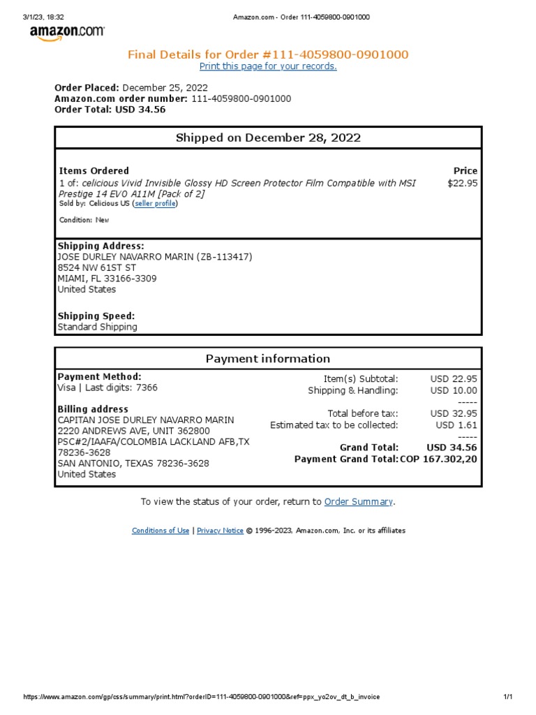 FACTURA Screen Protector | PDF | Payments