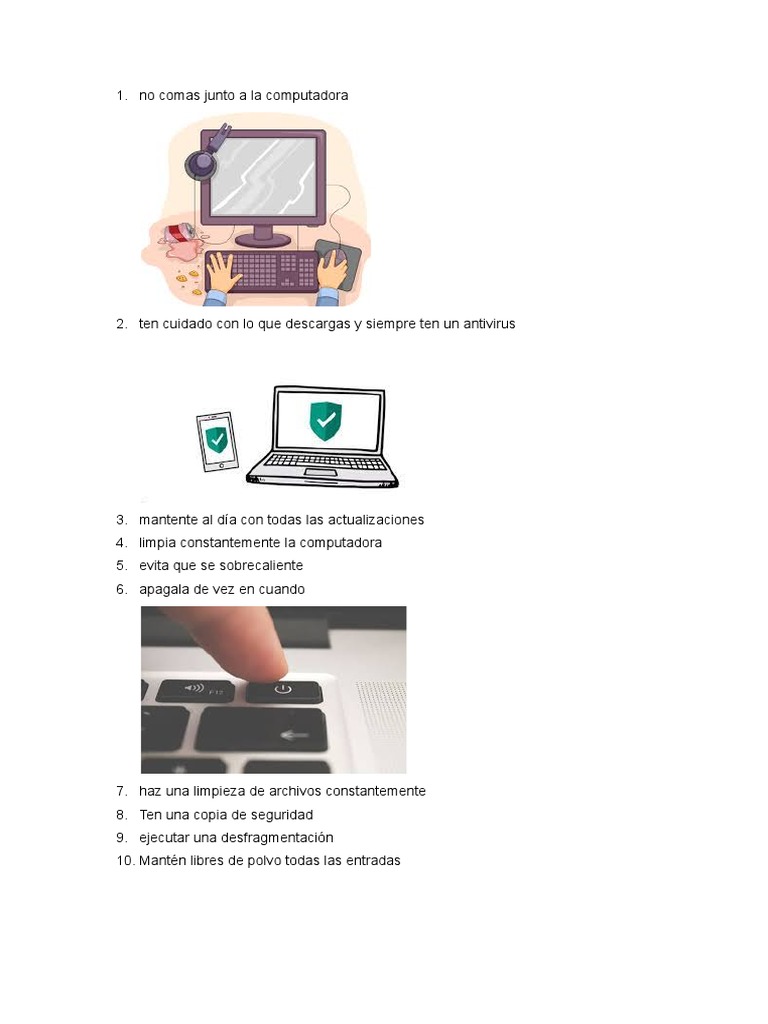 Cuidados de La Computadora | PDF