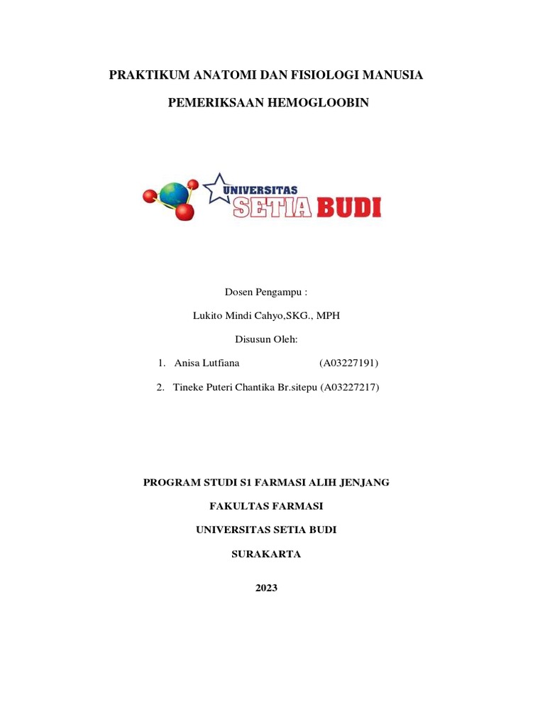 Penetapan Kadar Hemoglobin Metode Cyanmethemoglobin | PDF ...