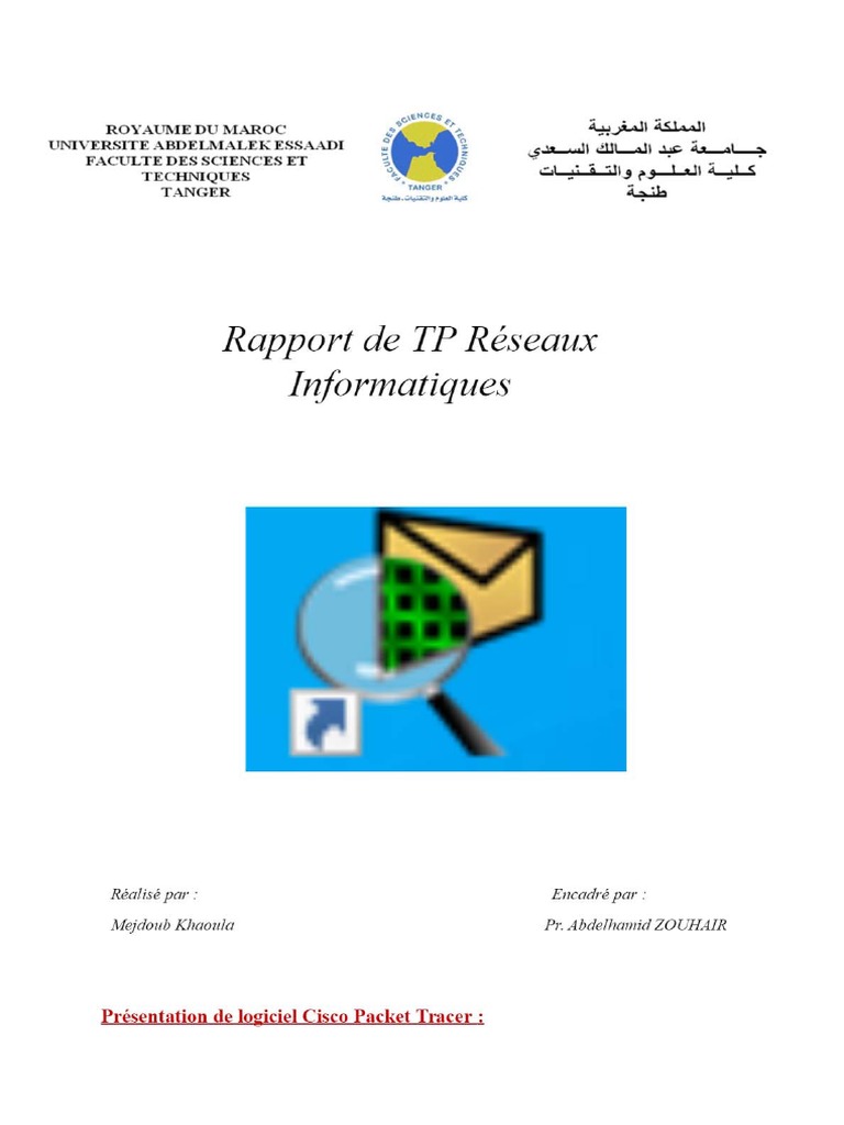 Rapport de TP Réseaux Informatiques | PDF