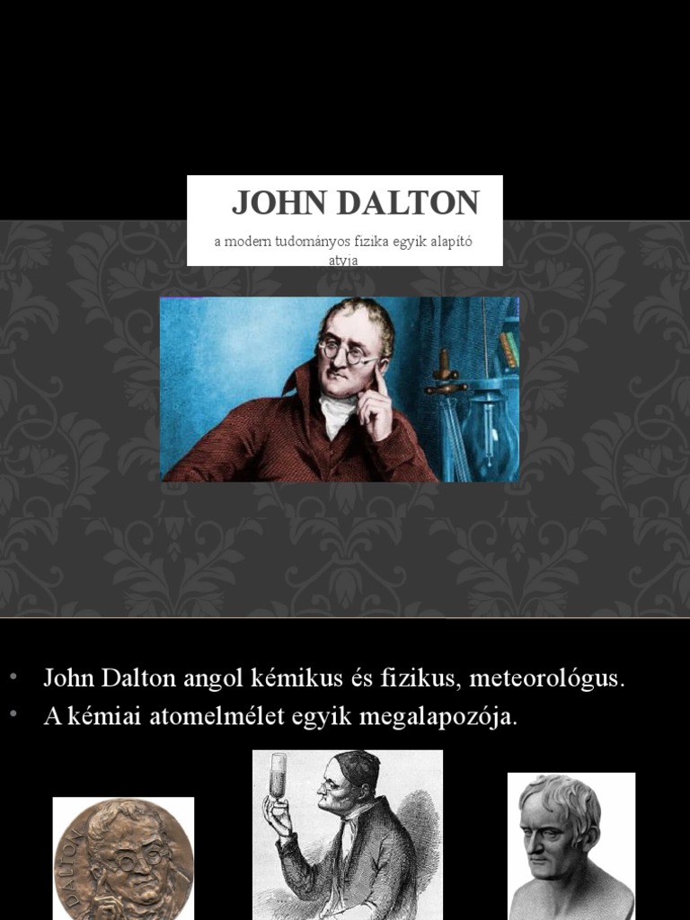 John Dalton Élete És Munkássága | PDF