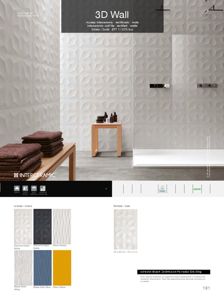 Catálogo de Azulejos Interceramic | PDF