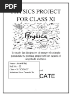 Physics Project Class 11 (Final) | PDF | Elasticity (Physics ...
