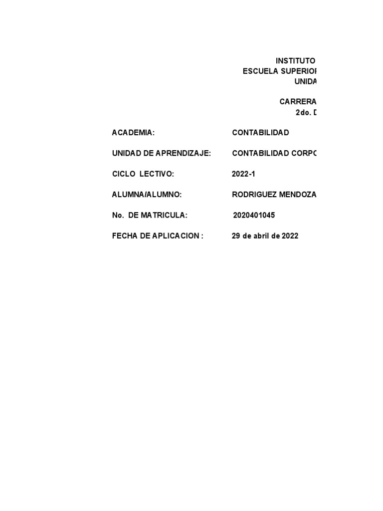 Rodriguez Mendoza Brayan Alexis | PDF | Sociedad de responsabilidad ...