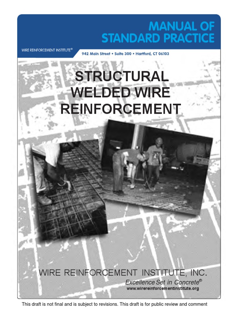 Structural Welded Wire Reinforcement | PDF | Strength Of Materials ...
