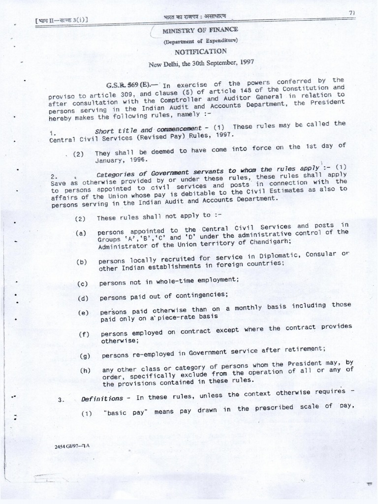5th CPC - CCS RP Rules 1997 - 30.9.1997 | PDF
