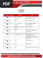 N4 Kanji List - JLPTsenseicom | PDF