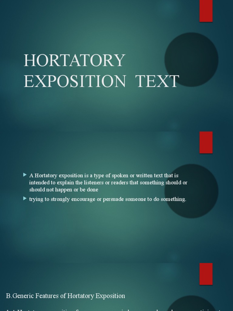 Hortatory Text | PDF