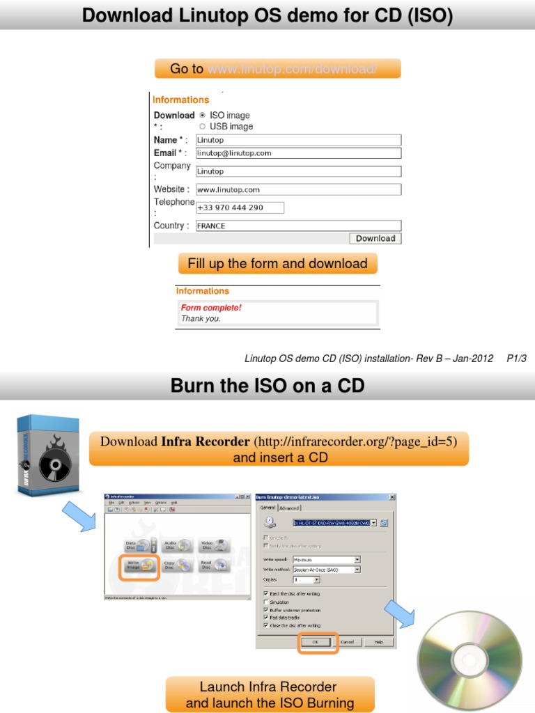 Tutorial Linutop OS ISO EN | PDF