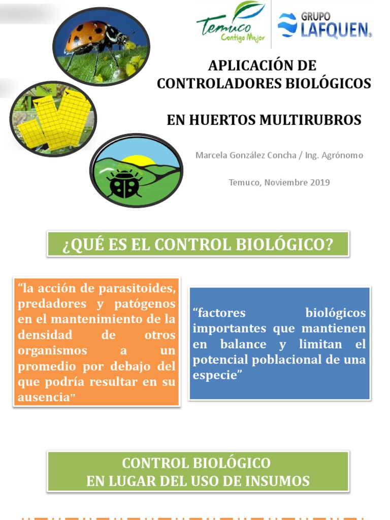 Control Biologico | PDF | Polinizadores | Control biológico de plagas