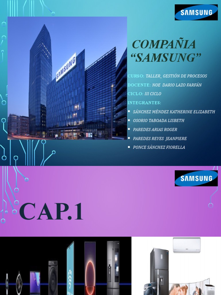 Empresa Samsung Celulares | PDF | Samsung | Electrónica de consumo