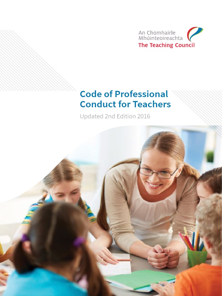 Code-Of-Professional-Conduct-For-Teachers Clean | PDF | Teachers ...
