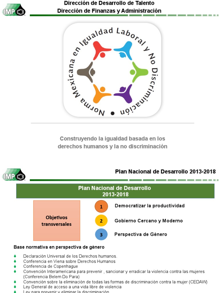 Sensibilización NMX-R-025-SCFI-2015 en Igualdad Laboral y No ...