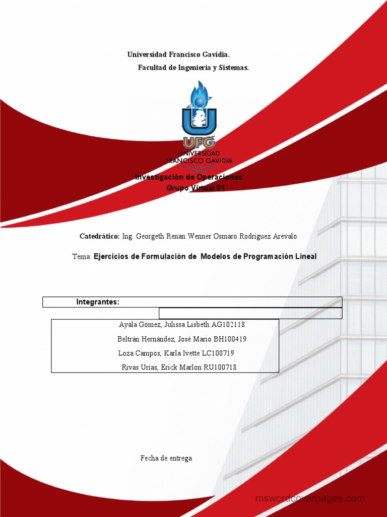 IOP-Programacion Lineal Tarea Grupal 2 | PDF | Matemáticas Aplicadas