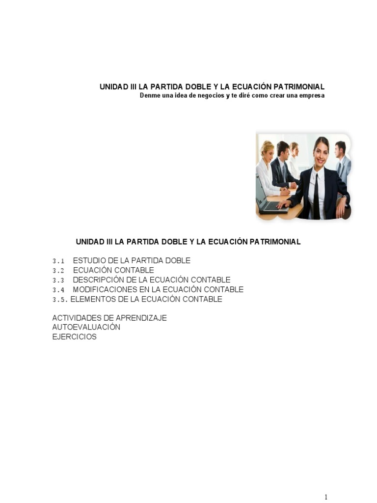 Partida Doble | PDF | Contabilidad | Capital (economía)