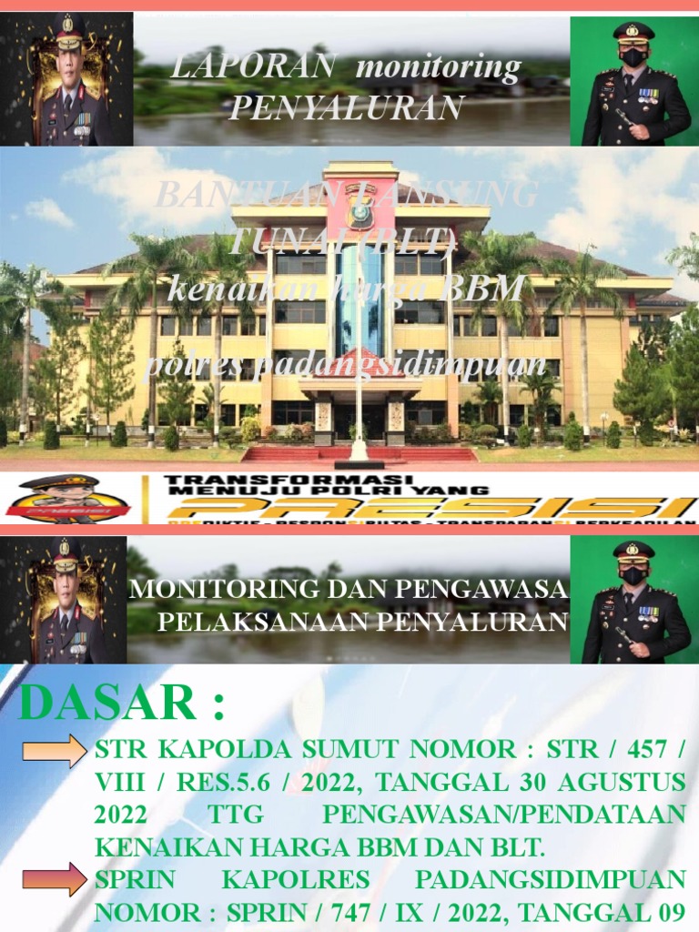 Laporan BLT Res PSP 27 Sept | PDF