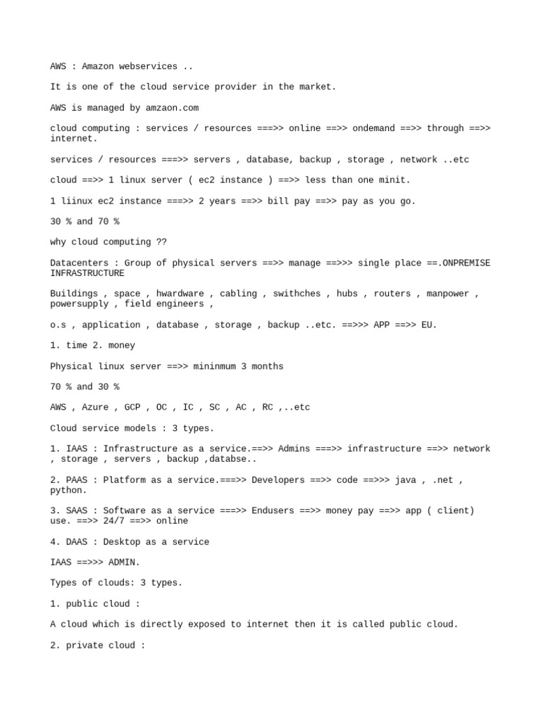 AWS | Download Free PDF | Cloud Computing | Ip Address