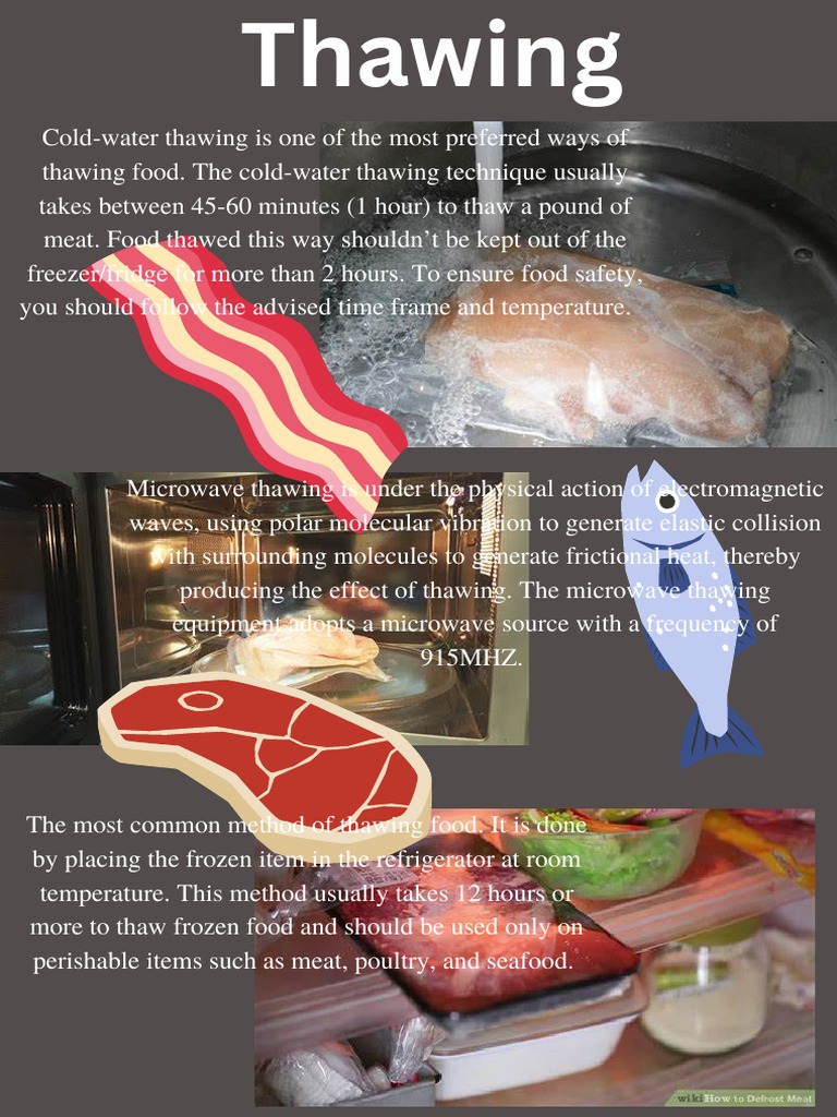 Cold-water Thawing is One of the Most Preferred Ways of Thawing Food ... Cold-water Thawing is One of the Most Preferred Ways of Thawing Food ...