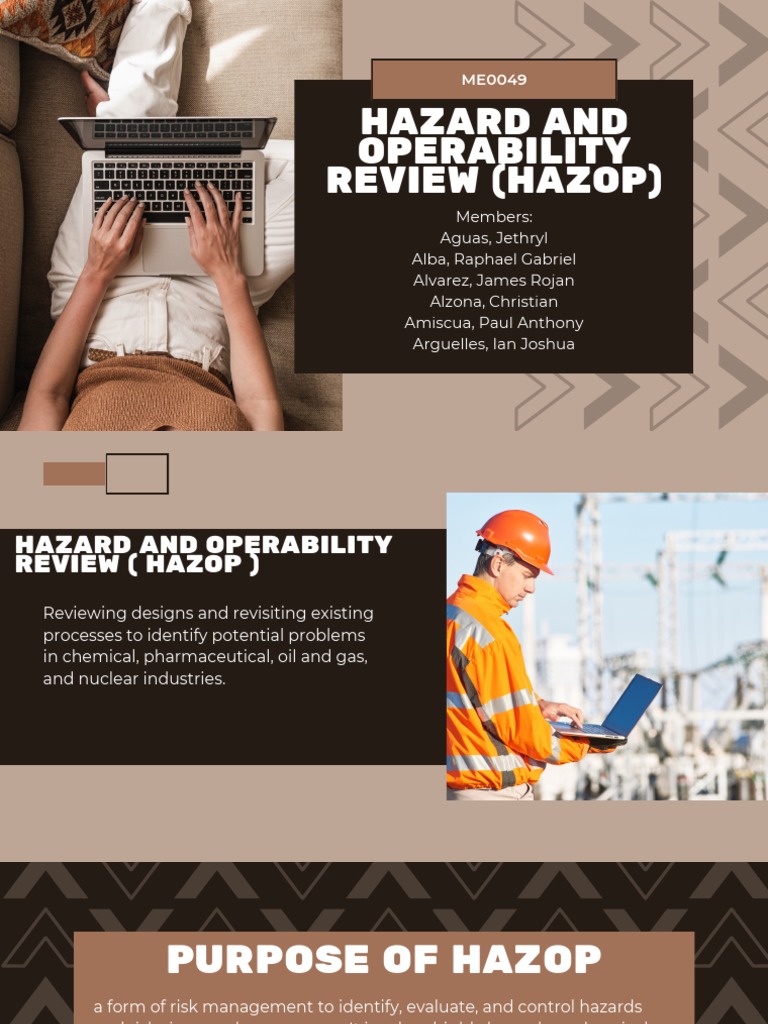 Group 1 - Hazard and Operability Review | PDF | Risk | Hazards