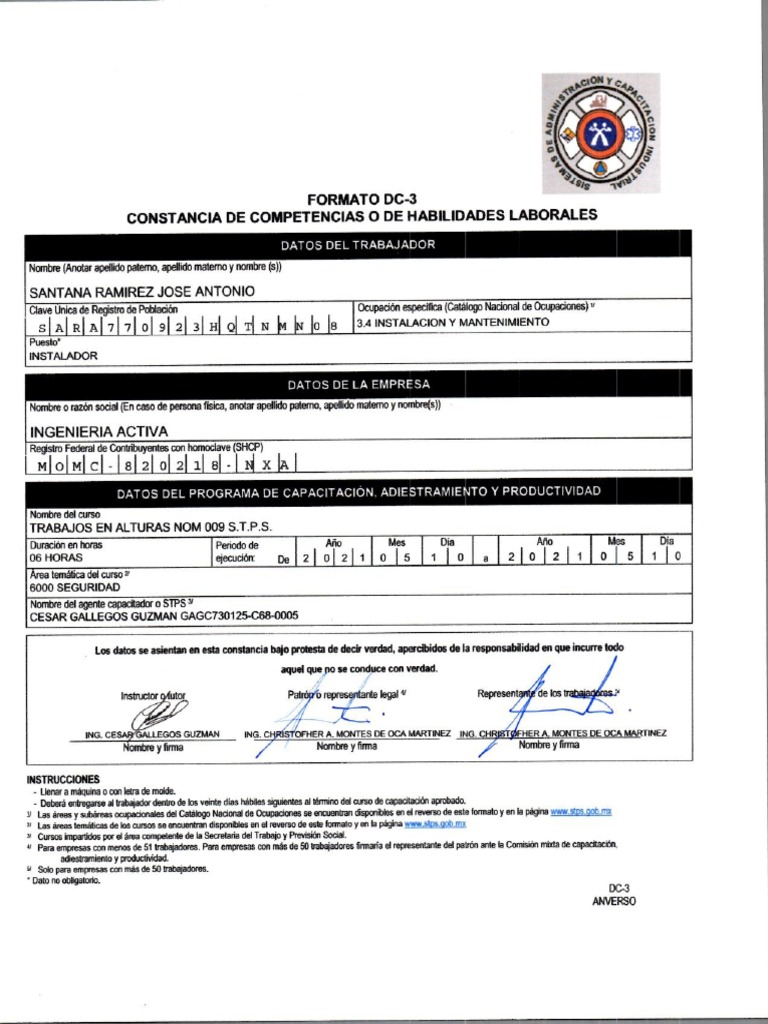 DC3 Alturas Antonio Santana | PDF