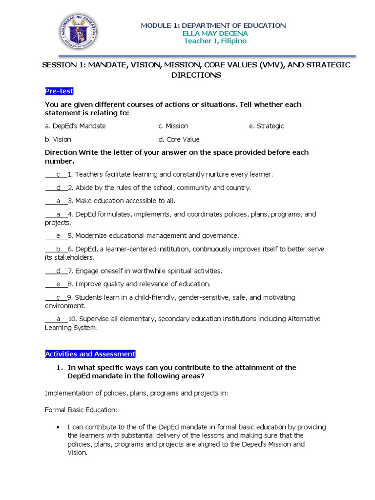 TIP Module-1 | PDF | Teachers | Learning